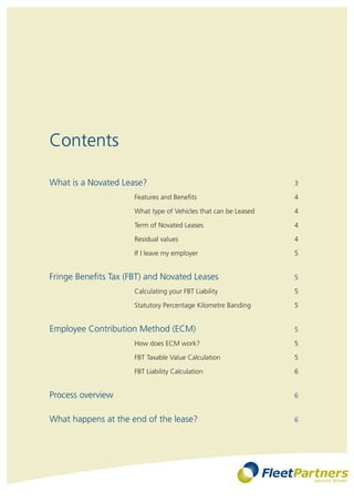 Novated leasing guide 2015 | PDF