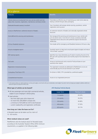 Novated leasing guide 2015 | PDF