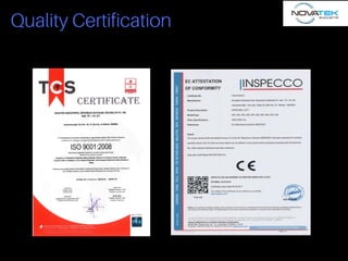 Novatek Surface Technologies Corporate Presentation | PPT