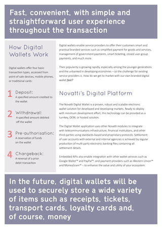 Novatti Digital Wallet brochure np | PDF