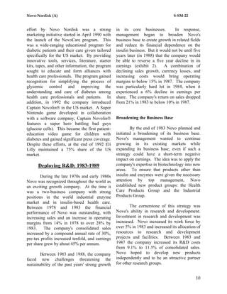 Stanford University Case Study: Novo Nordisk | PDF