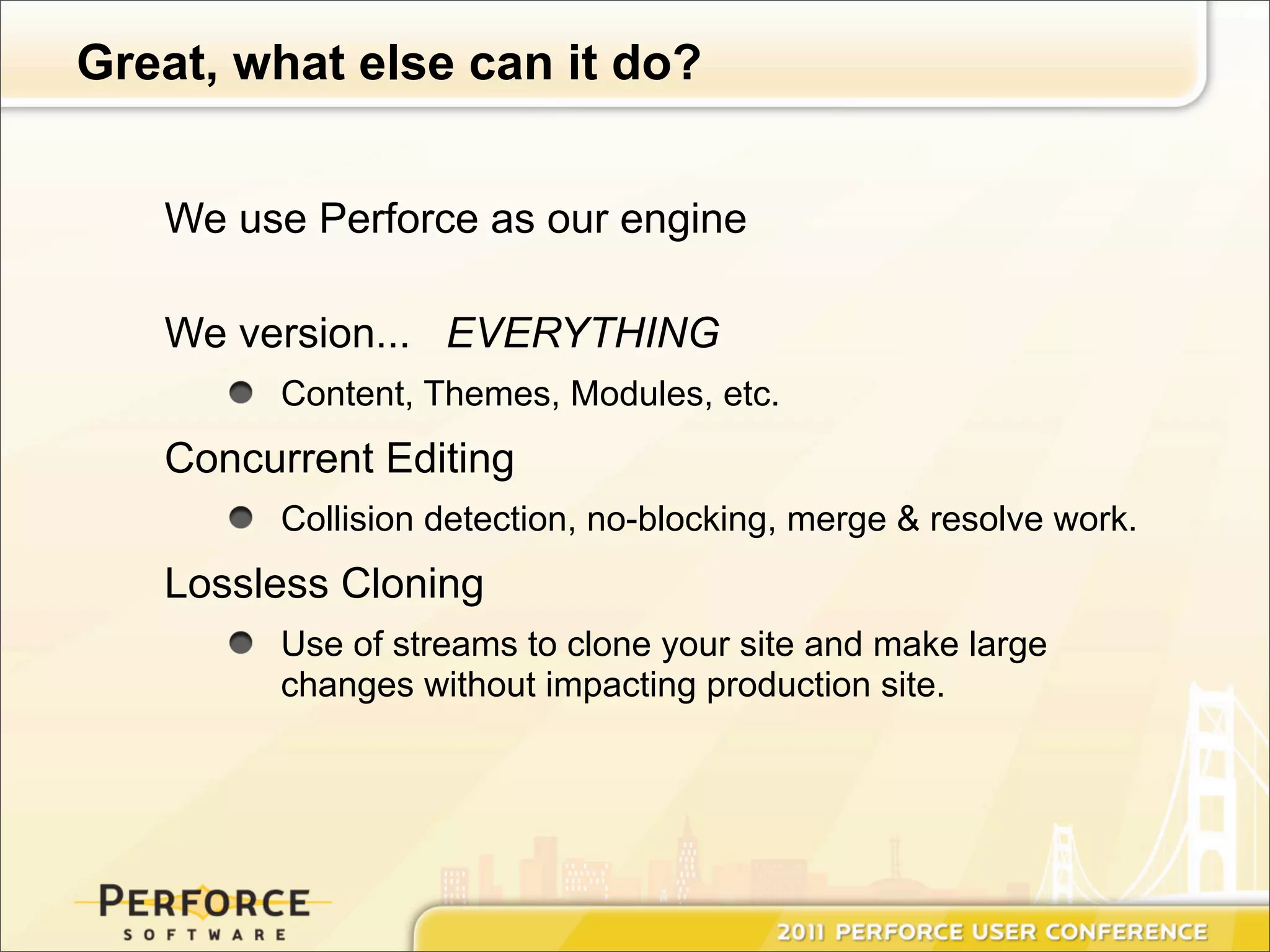 Introducing the Perforce Web Content Management System | PDF
