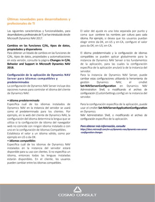 Novedades microsoft dynamics_nav_2018 | PDF