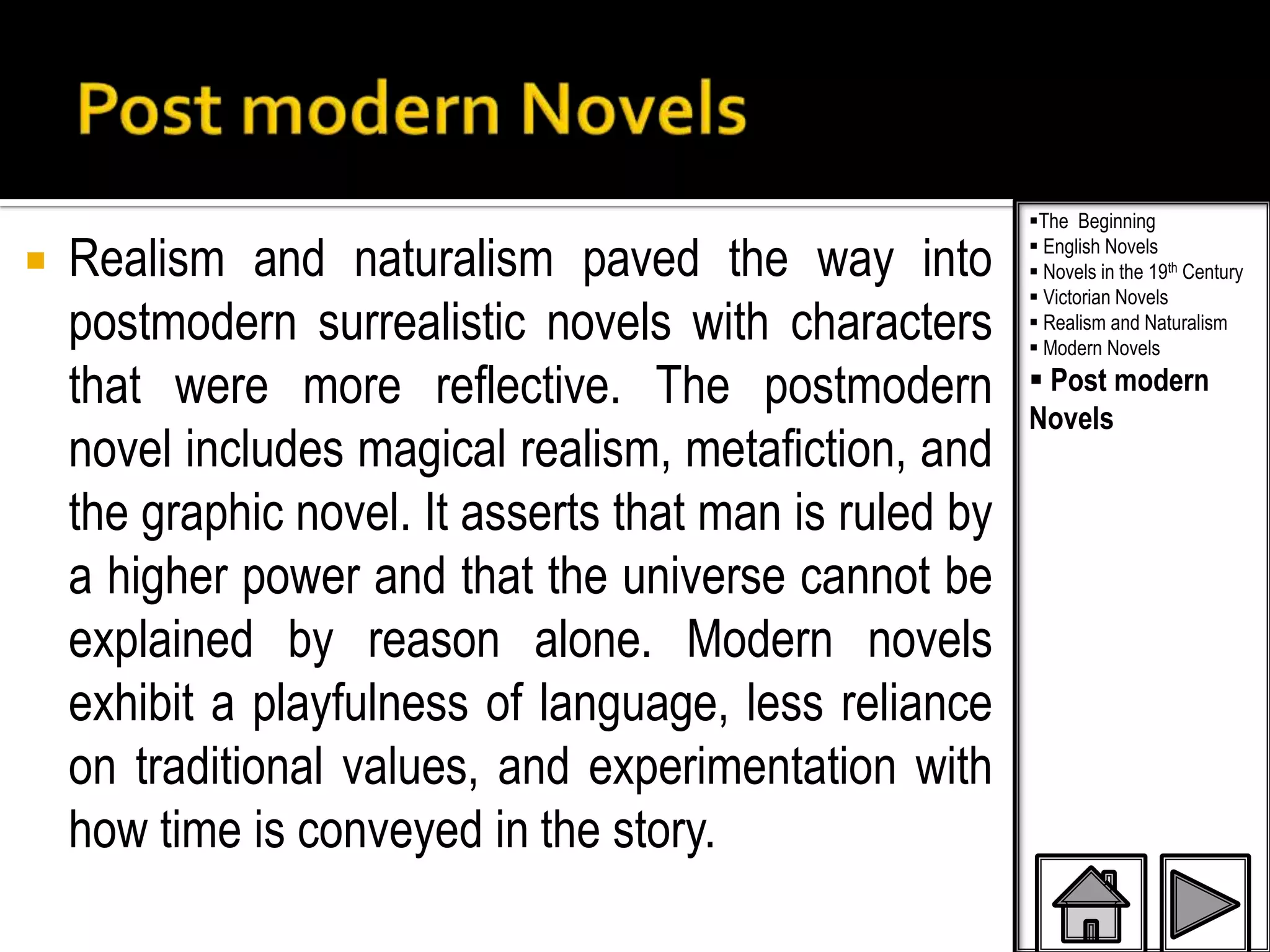 HISTORY OF NOVEL | PPTX