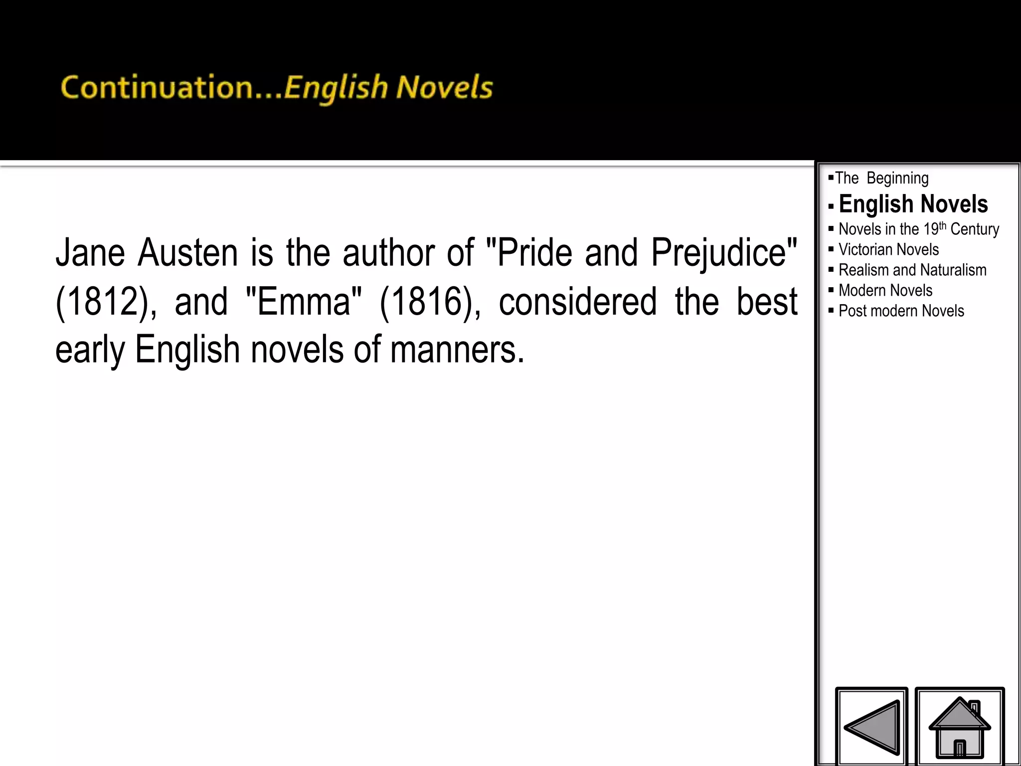 HISTORY OF NOVEL | PPTX