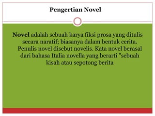 Novel | PPT