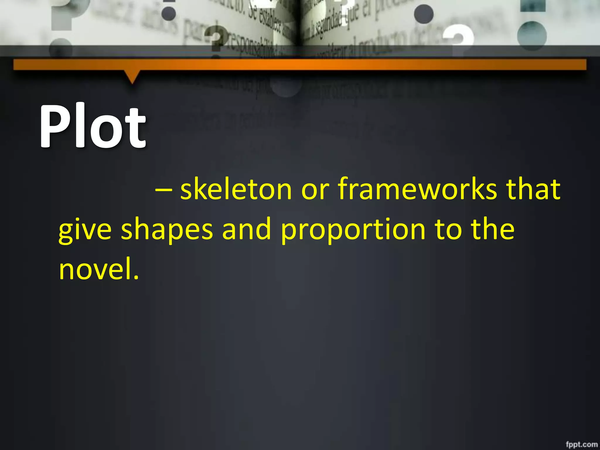 Elements of Novel | PPTX