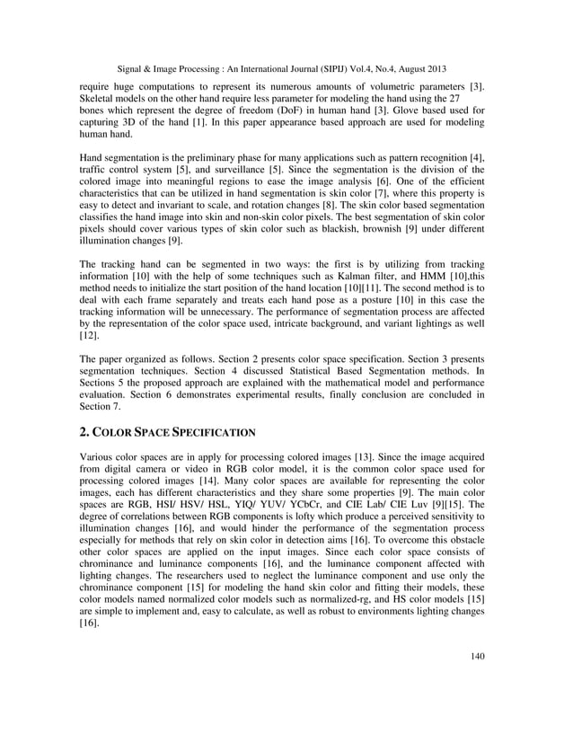 Novel Algorithm For Skin Color Based Segmentation Using Mixture Of Gmms Pdf