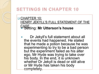 The Strange Case of Dr Jekyll and Mr Hyde | PPTX