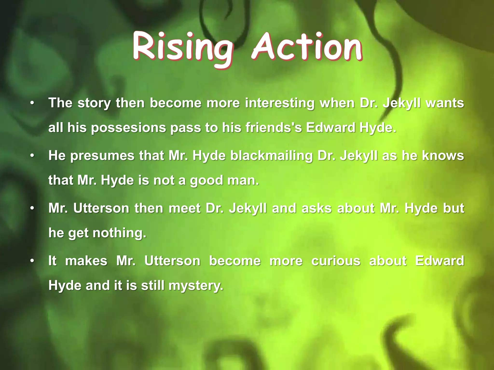 Novel Analysis (DR. JEKYLL AND MR. HYDE) | PPT