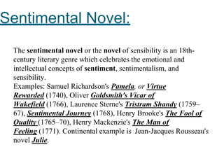 Novel and its types | PPTX