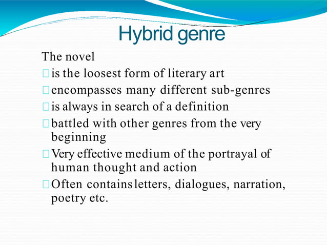 Novel and its types | PPTX