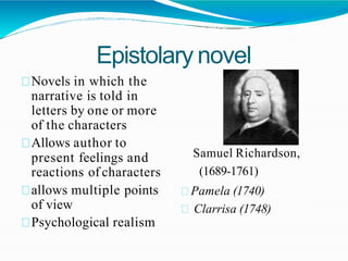 Novel and its types | PPTX