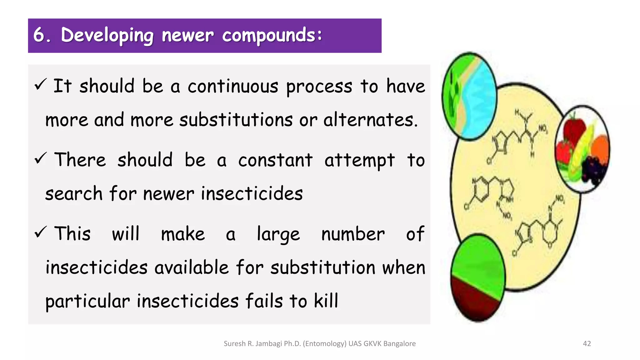Novel Approaches in Insecticide Resistance Management (IRM) | PPTX