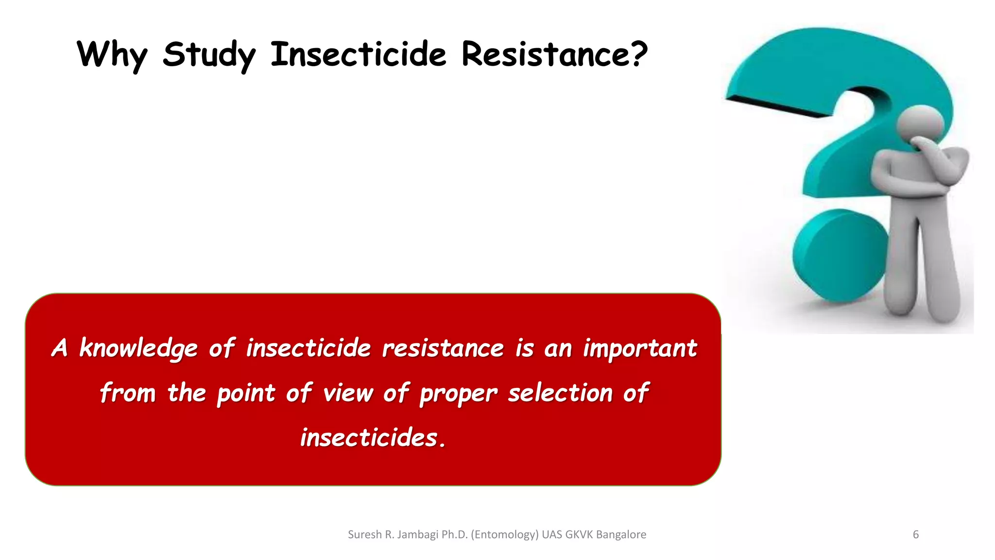 Novel Approaches in Insecticide Resistance Management (IRM) | PPTX