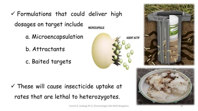 Novel Approaches in Insecticide Resistance Management (IRM) | PPT