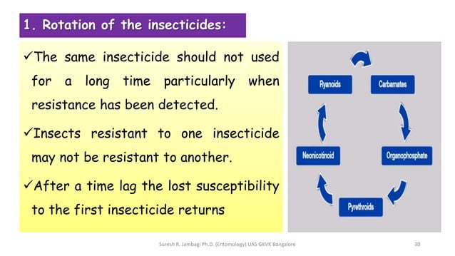 Novel Approaches in Insecticide Resistance Management (IRM) | PPTX ...