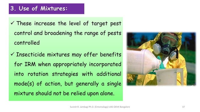 Novel Approaches in Insecticide Resistance Management (IRM) | PPTX | Endocrine and Metabolic ...