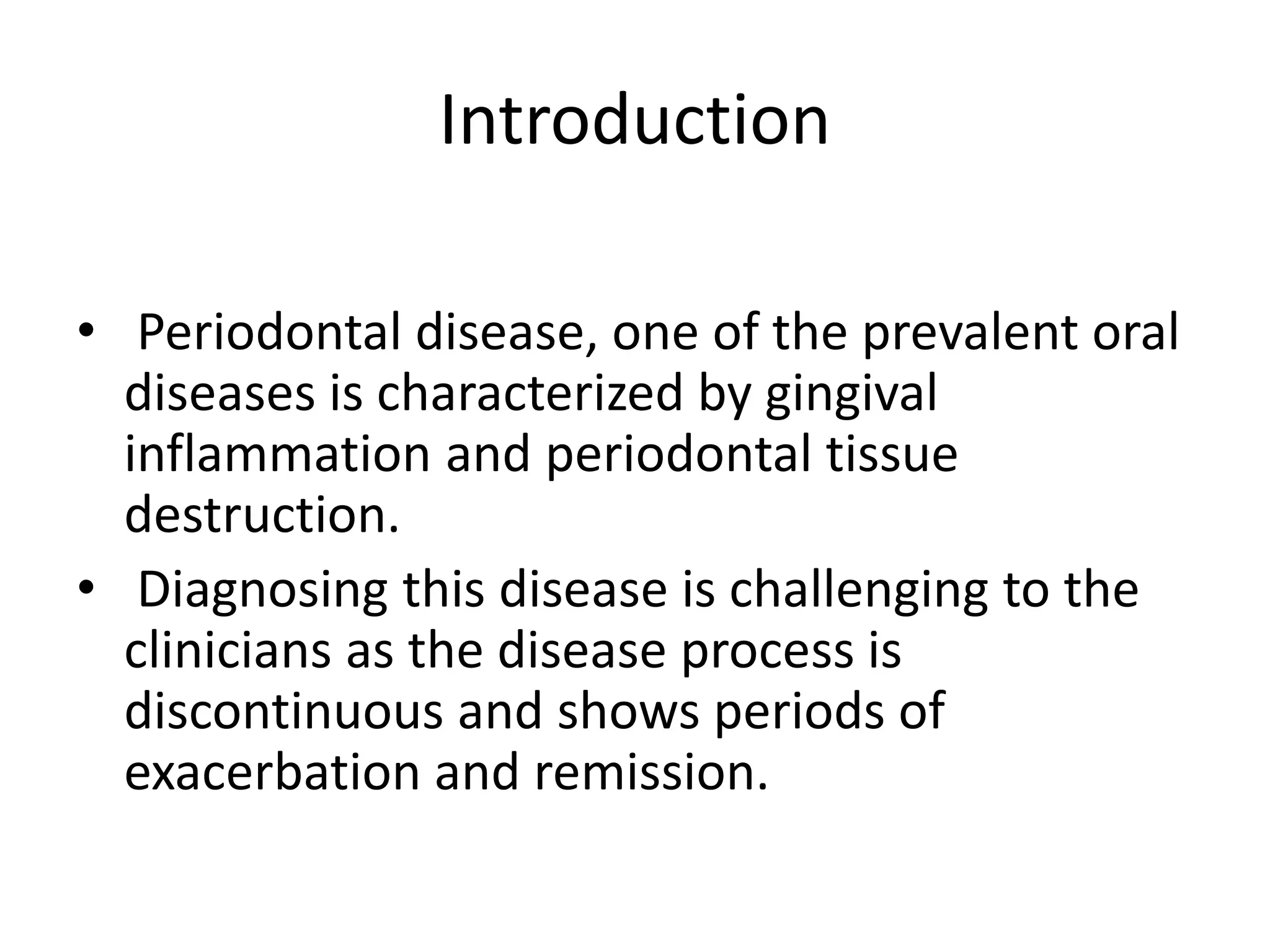 Novel approaches (measure) to periodontal inflammation.pptx | Oral care ...