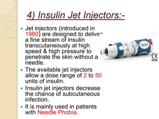 Novel approaches to deliver Insulin | PPTX