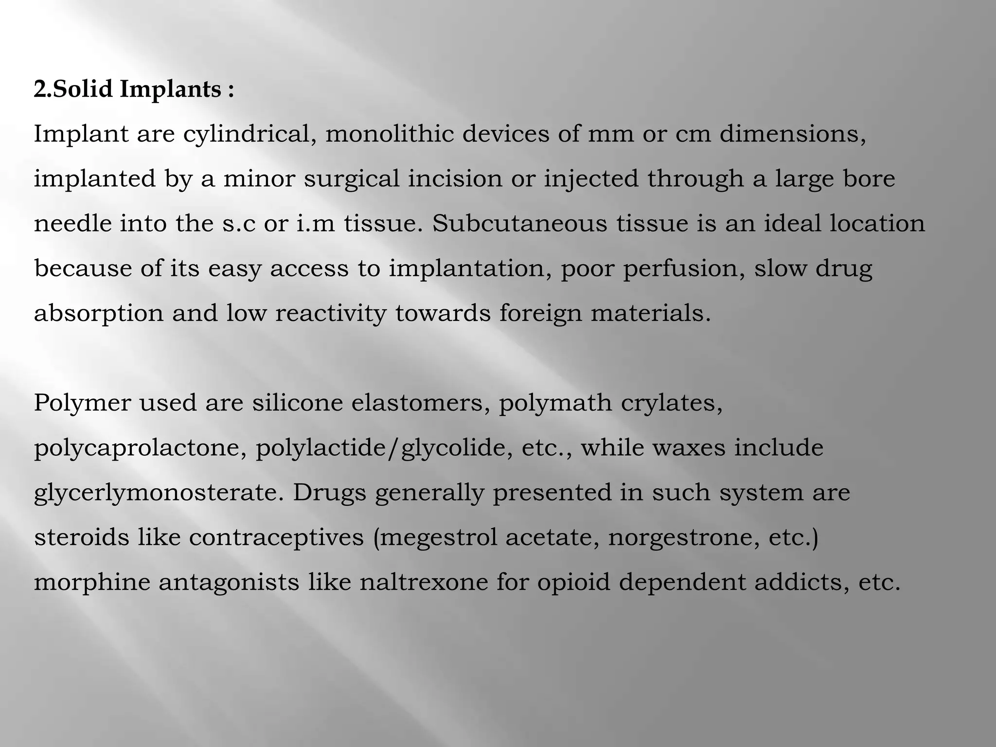 Novel approaches to parenteral drug delivery system | PPTX