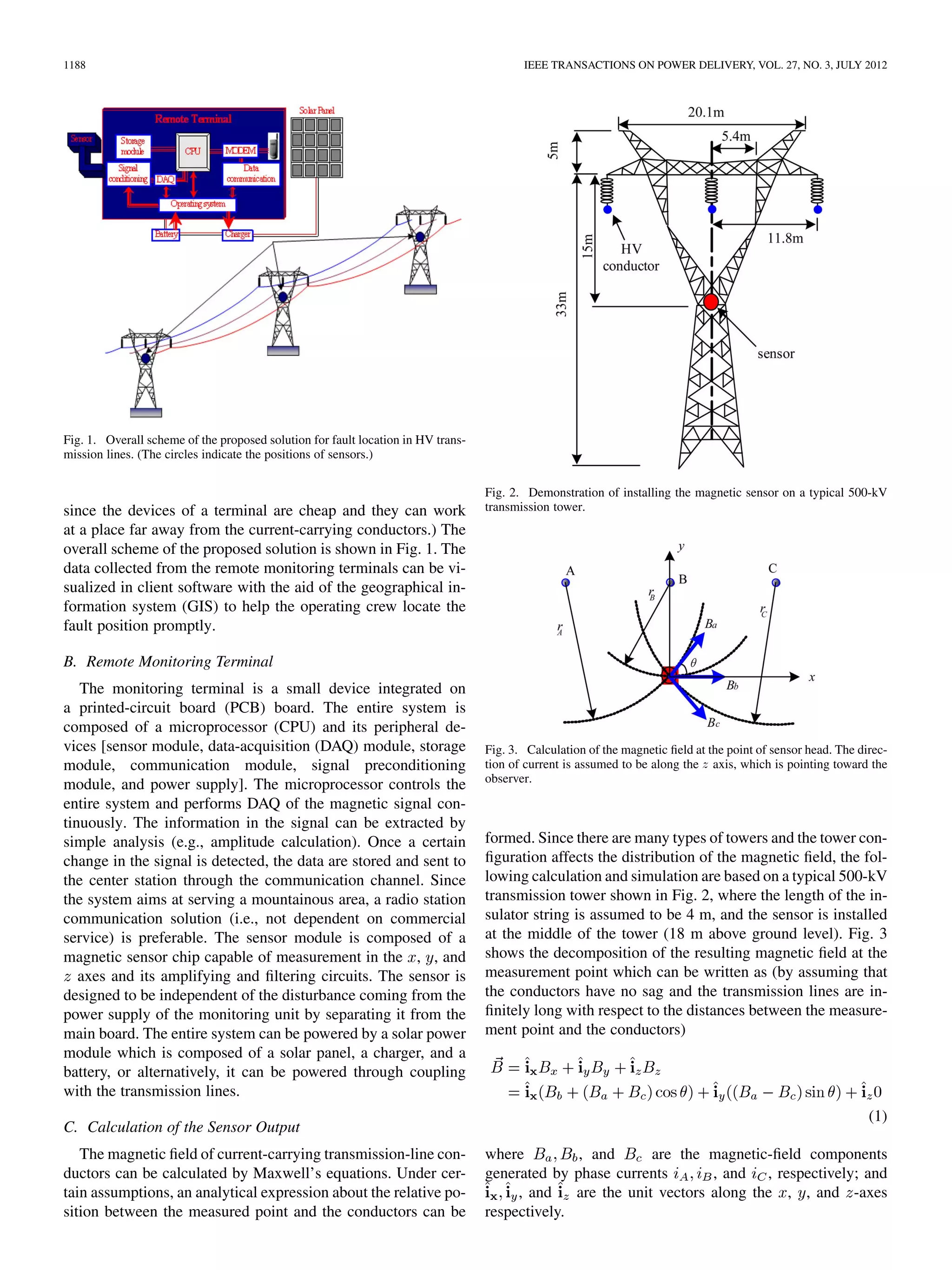 A Novel Approach for Fault Location of Overhead Transmission Line With Noncontact Magnetic-Field ...
