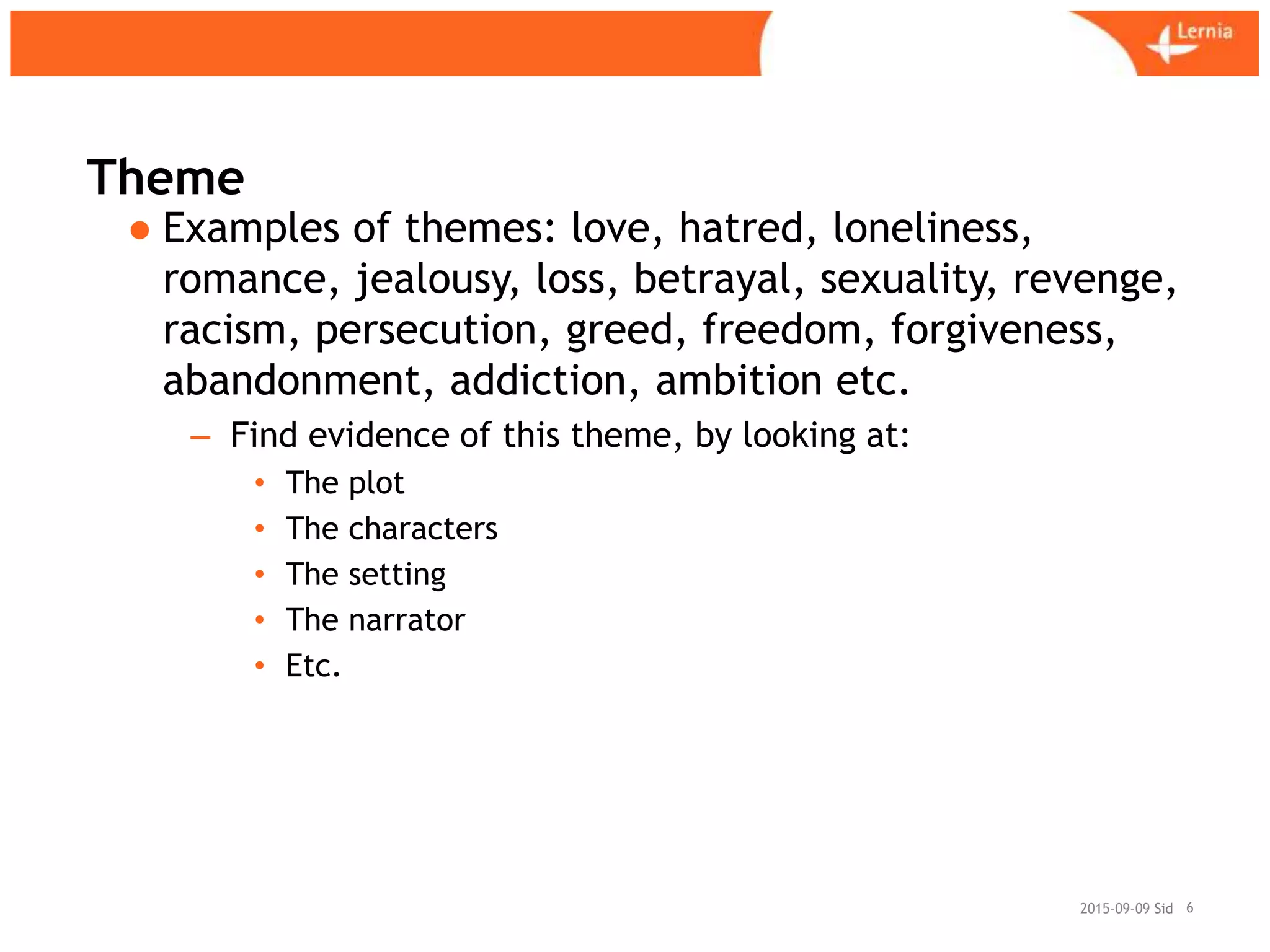 Novel assignment | PPT