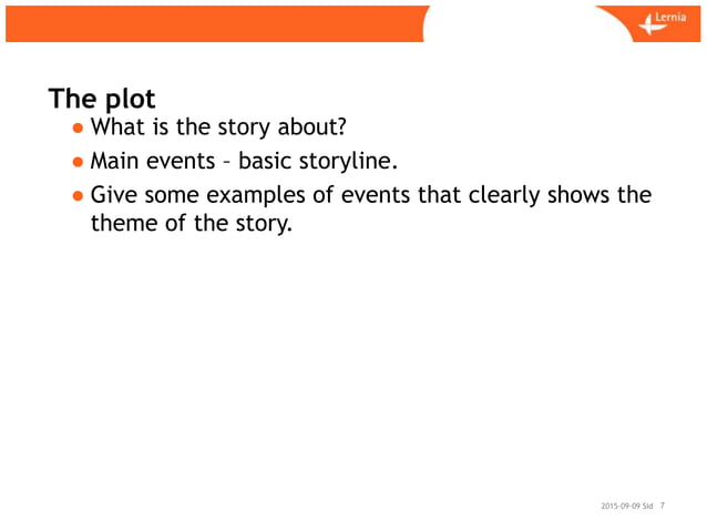 Novel assignment | PPT