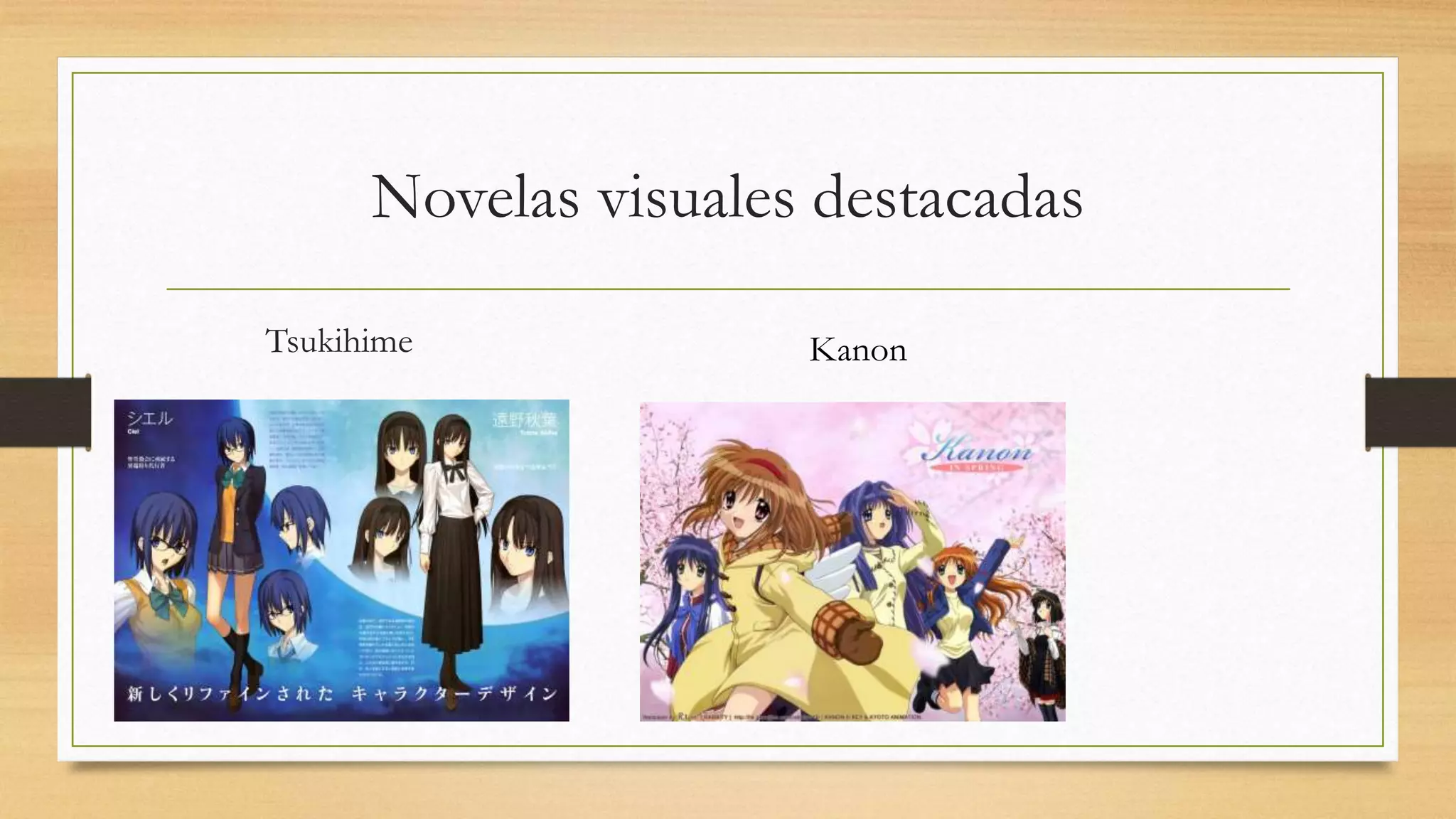 ¿Que son las Novelas visuales? | PPT