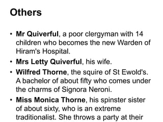 Novel barchester tower | PPTX