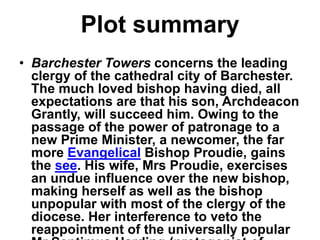 Novel barchester tower | PPTX