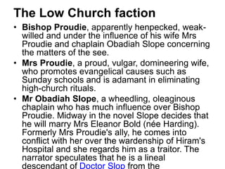 Novel barchester tower | PPTX