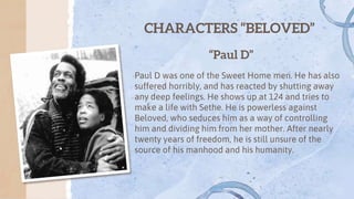 Novel_Beloved “BELOVED” by Toni Morrison Beloved | PPTX