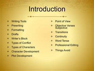 Novel class preview | PPTX