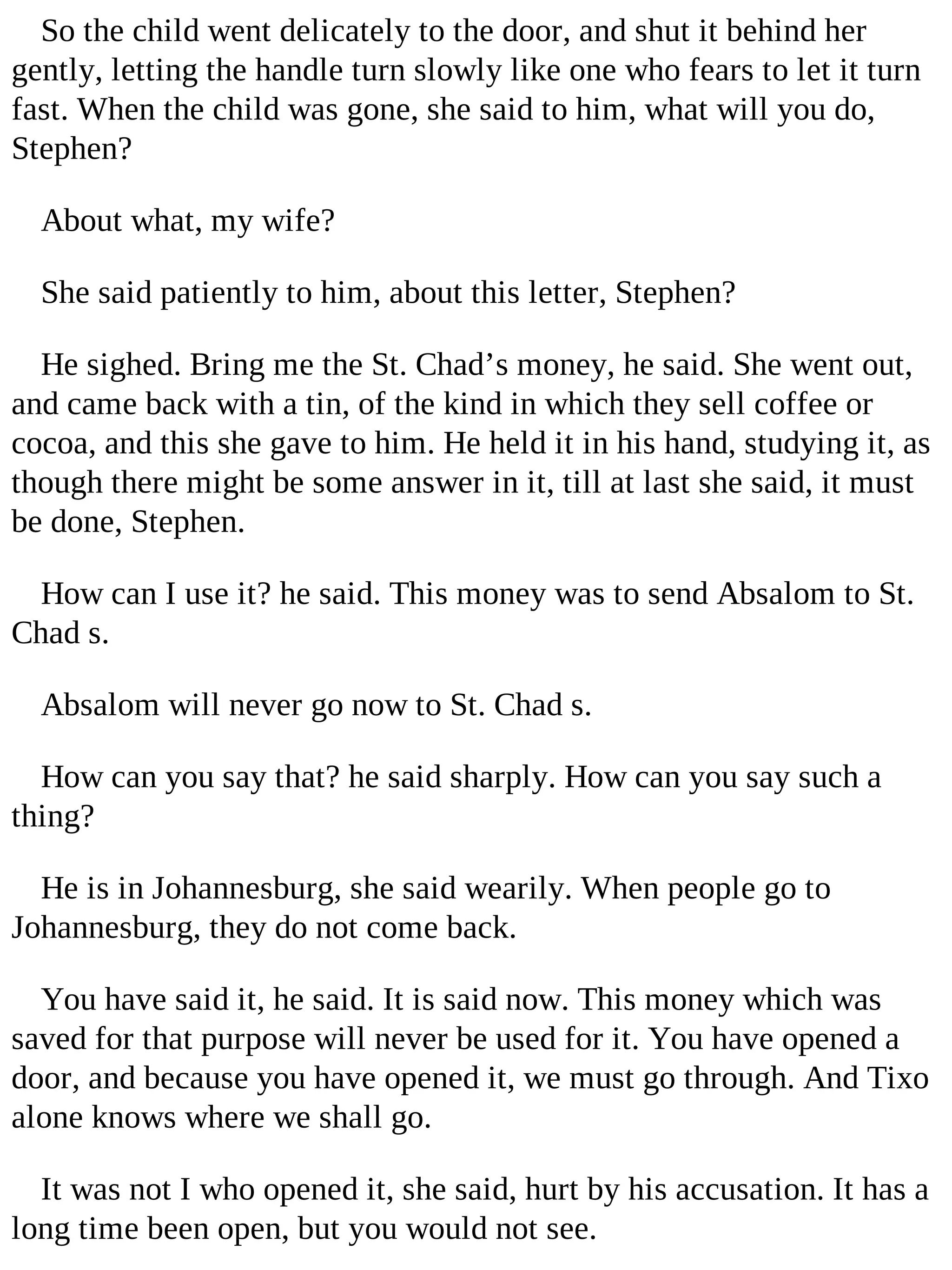 Novel cry, the beloved country | PDF