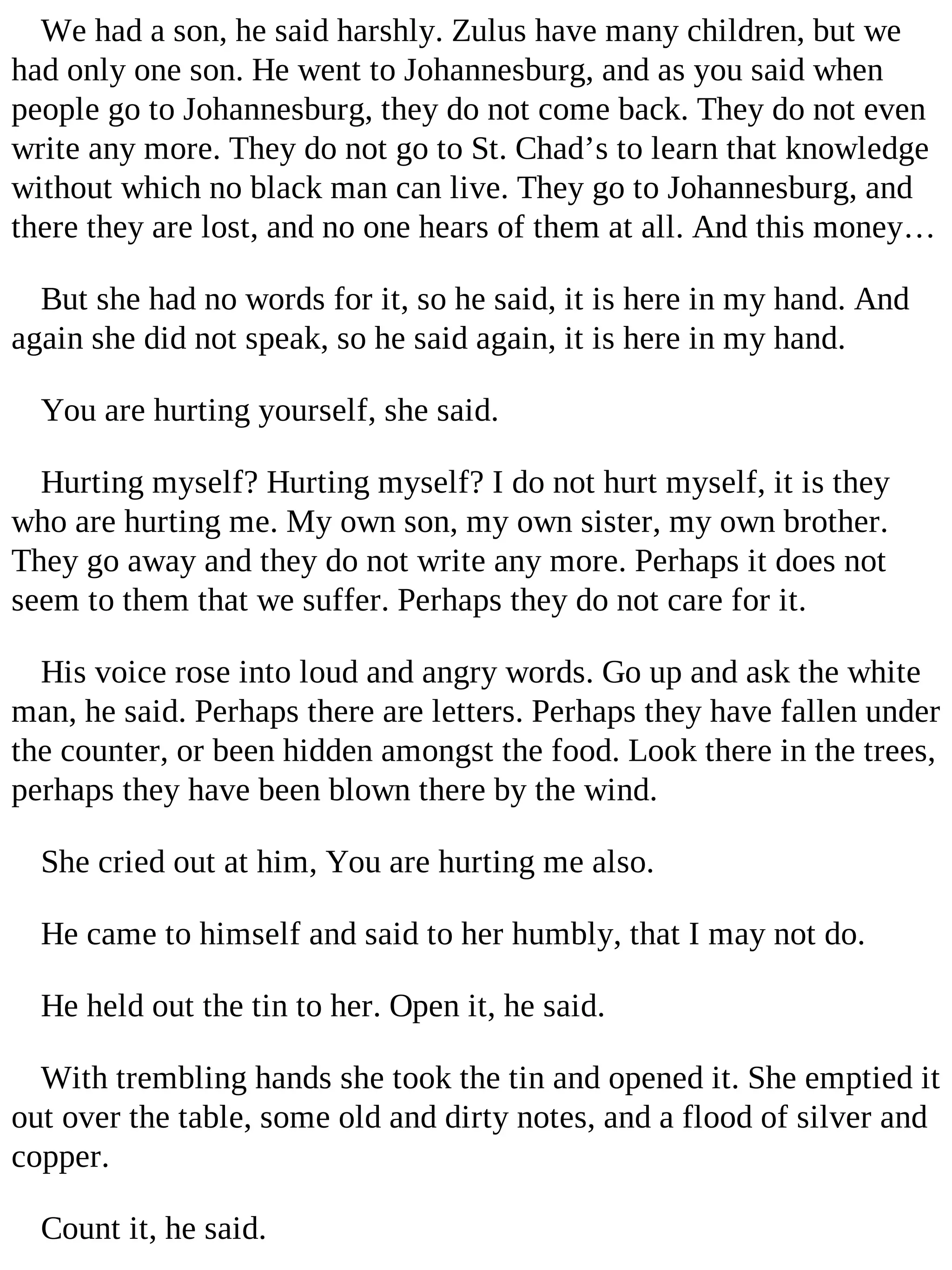 Novel cry, the beloved country | PDF