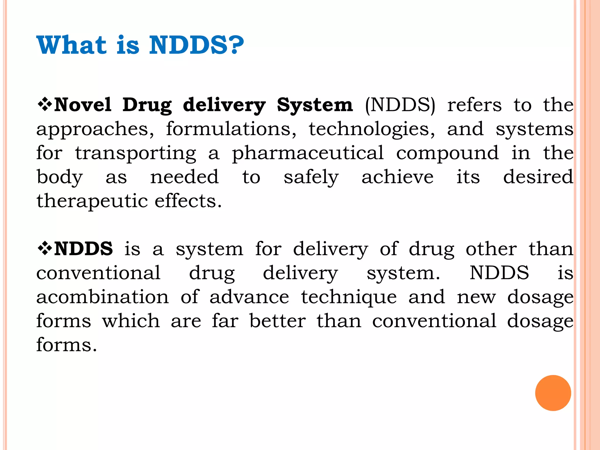 Novel drug delivery system | PPTX