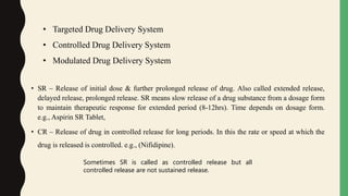 Novel drug delivery system | PPTX