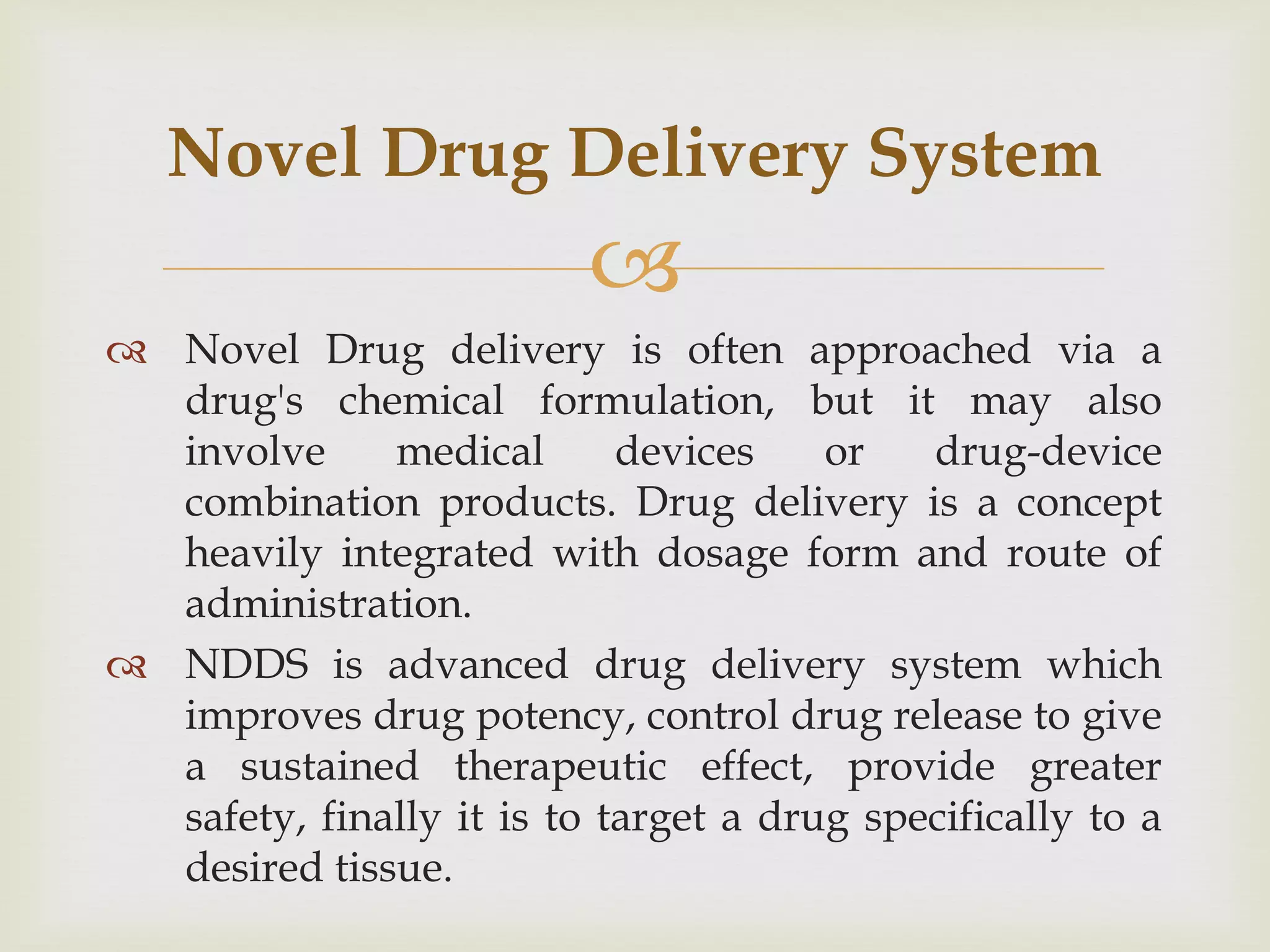 Novel Drug Delivery Systems | PDF