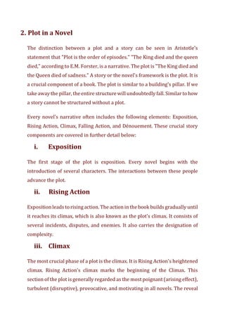 Novel & Elements of the Novel | PDF