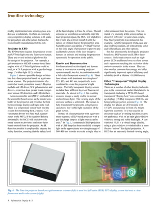 Novel emissive projection display digitizes glass windows, information ...
