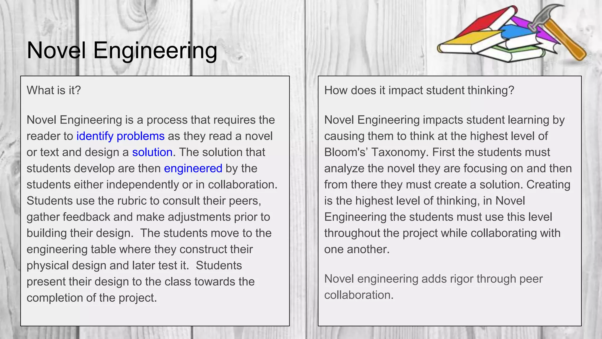 Novel engineering tech teach | PPTX