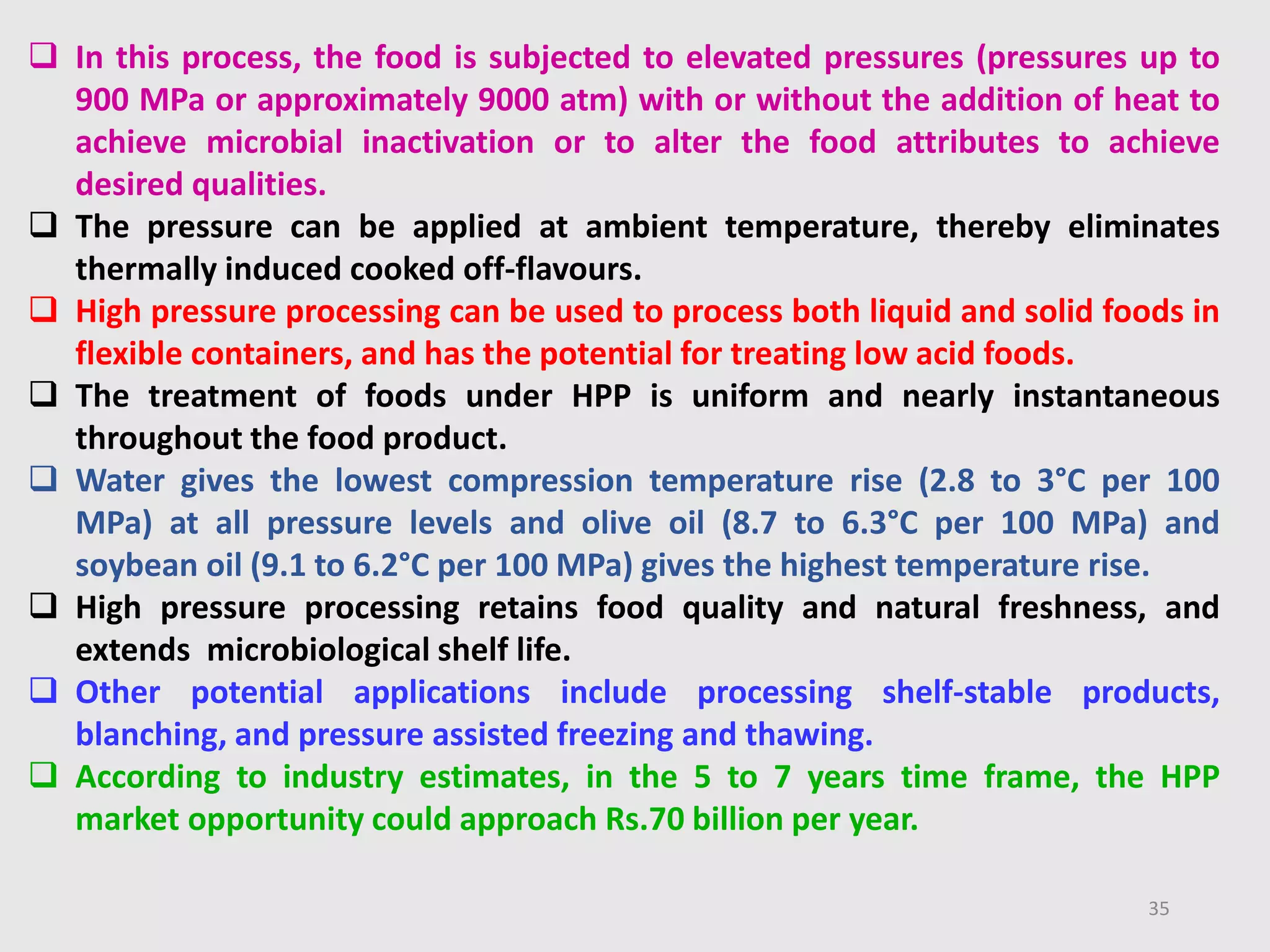 Novel Food Processing Techniques | PPTX