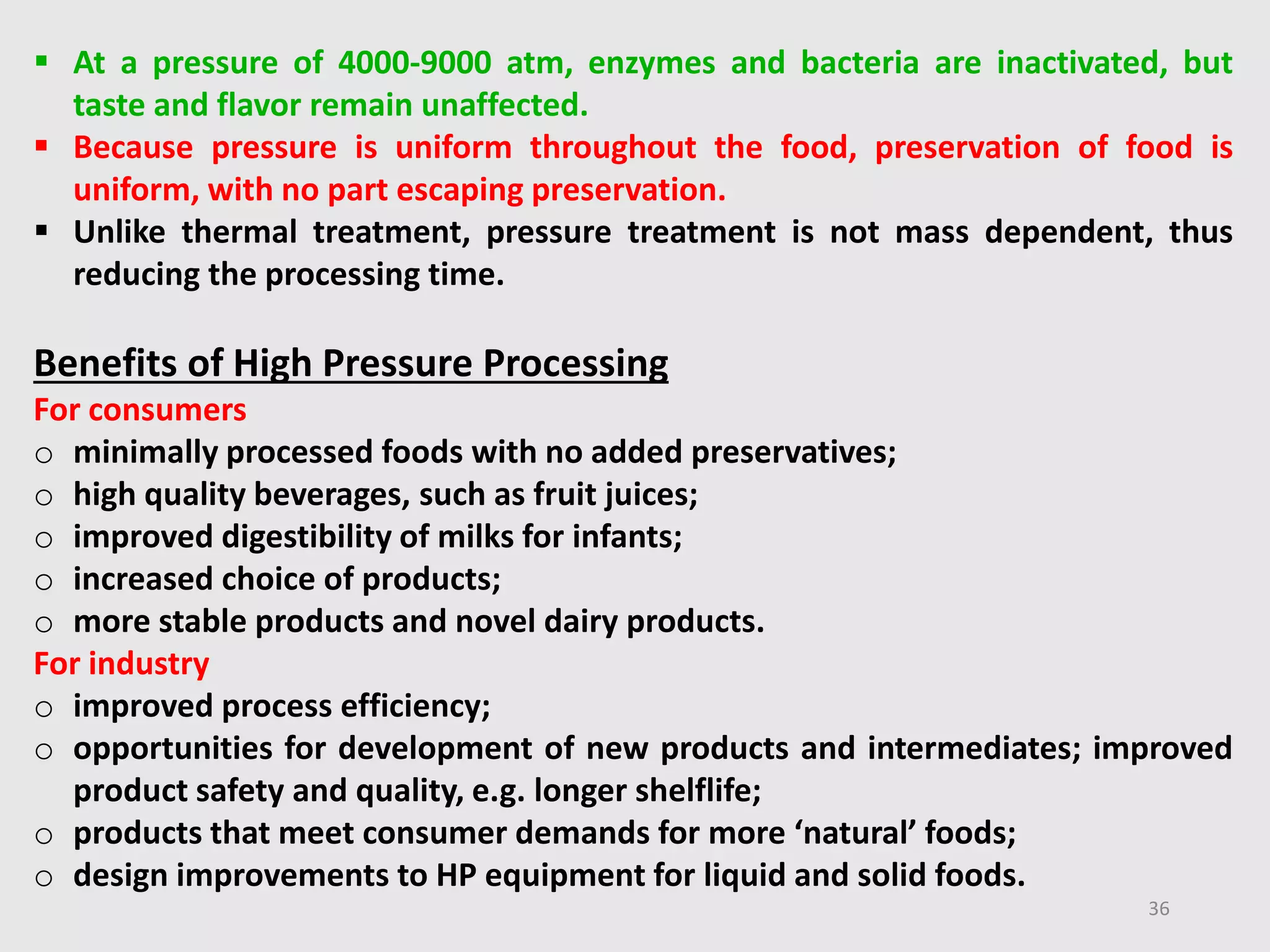 Novel Food Processing Techniques | PPTX