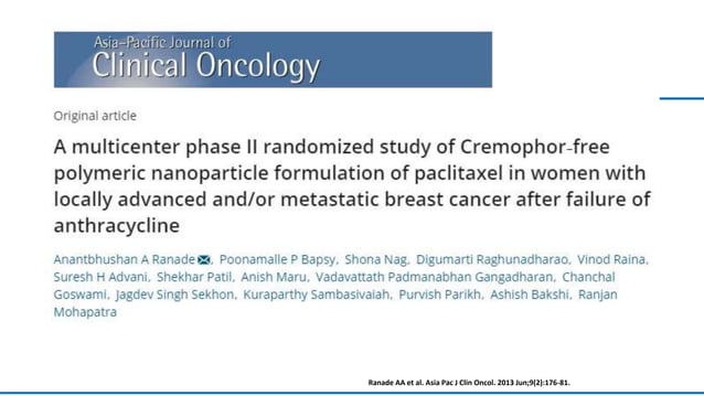 Novel Formulations in the treatment of Breast Cancer.pptx
