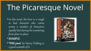 types of novel in english literature.pptx | Fiction | Books and Literature