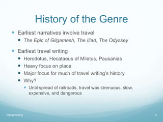 Travel Writing | PPTX