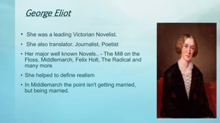 Novelists of the victorian age | PPTX