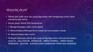 Novel kabus di perbukitan tingkatan 5 ( teknik plot ) | PPTX