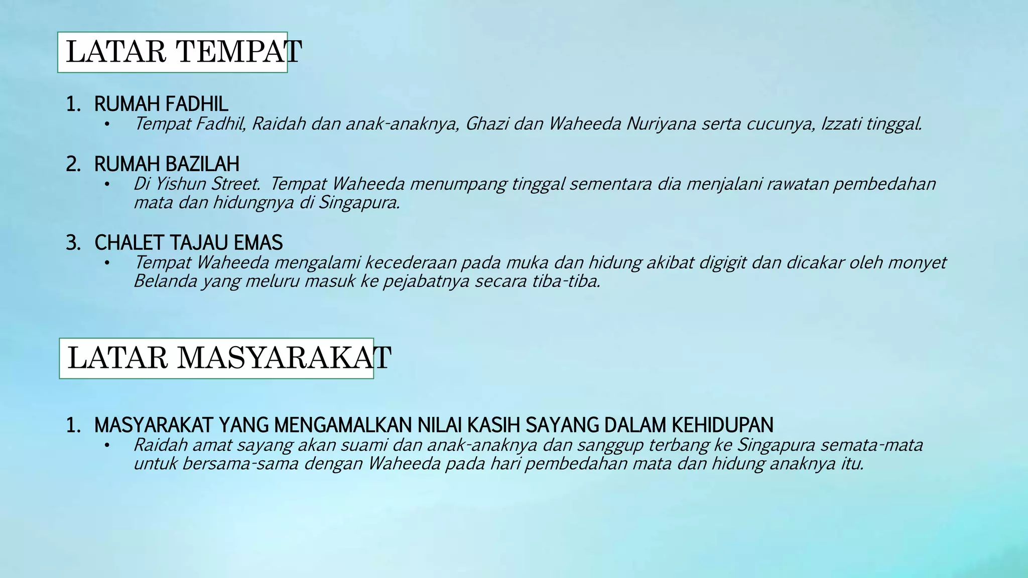 Novel FORM5 komsas TIRANI (Beb Sabariah) peta minda | PPT